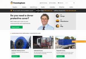 Cunningham Covers - Tarpaulin covers manufacturer, all made to measure ...